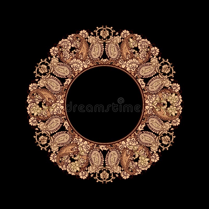 Prydnad Som Består Av Paisley Fotografering för Bildbyråer - Bild av ...