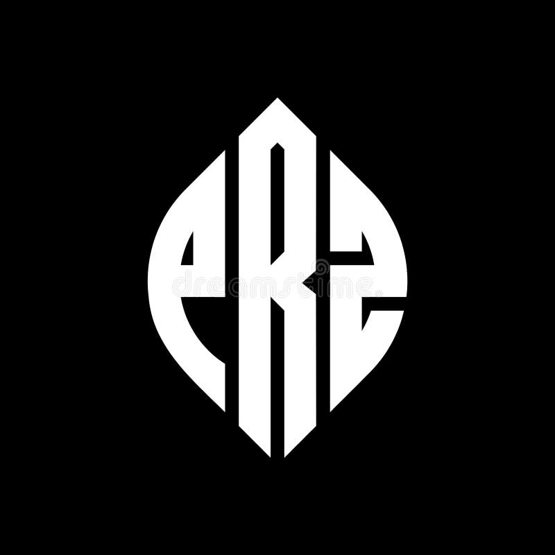 PRZ Circle Letter Logo Design with Circle and Ellipse Shape. PRZ ...