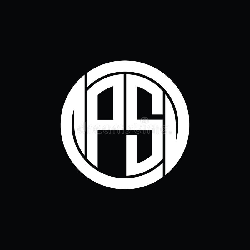 PS Logo Monogram Shield Inside Circle Shape Vector Images Design ...