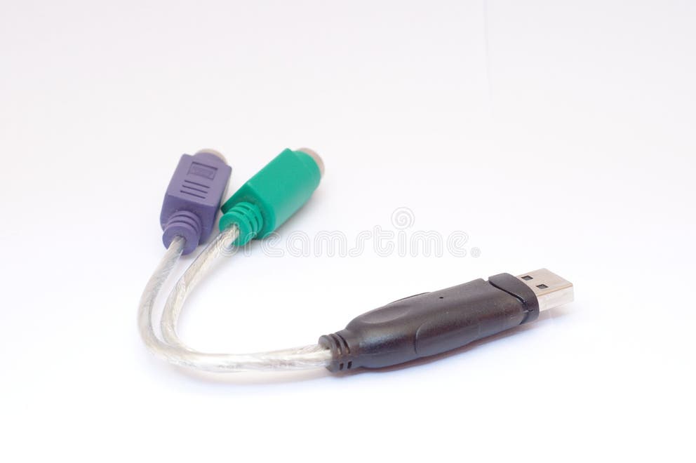 Ps2 to usb stock image. Image of cable, keys, hardware - 24079541