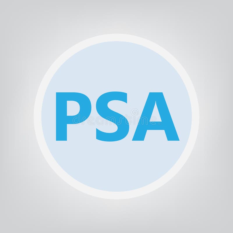 PSA Prostate-Specific Antigen Blood Test Tube Stock Vector ...