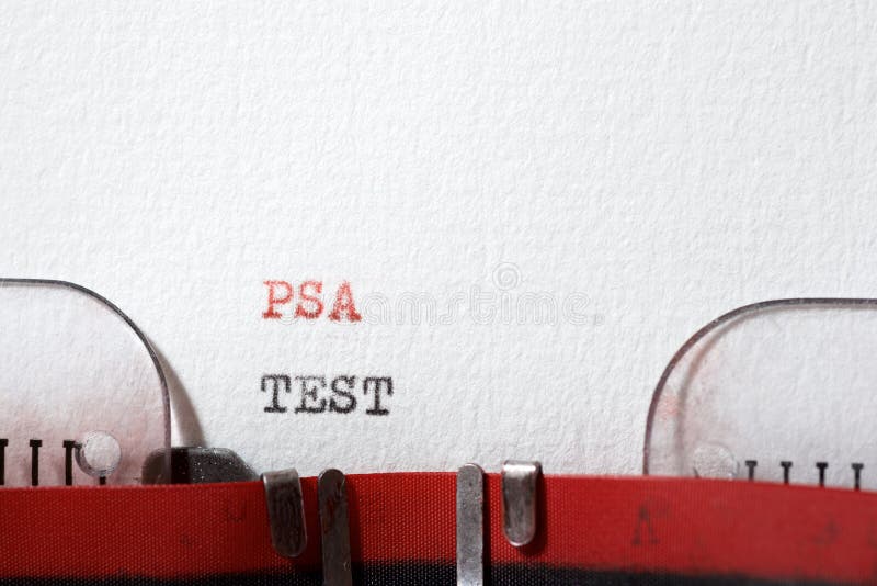 Psa test concept stock photo. Image of phrase, medical - 224083588