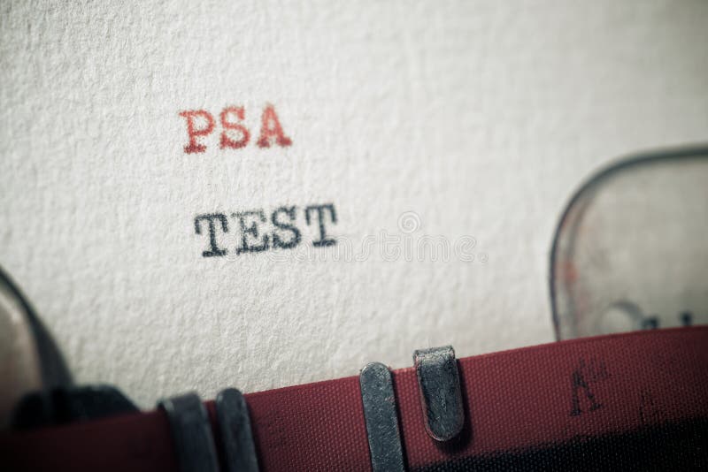 Psa test concept stock photo. Image of paper, oncology - 224083618