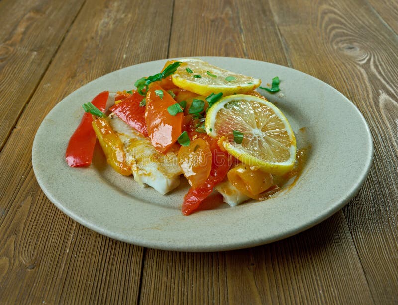 Psari Plaki stock photo. Image of plaki, tilapia, fresh - 83490460