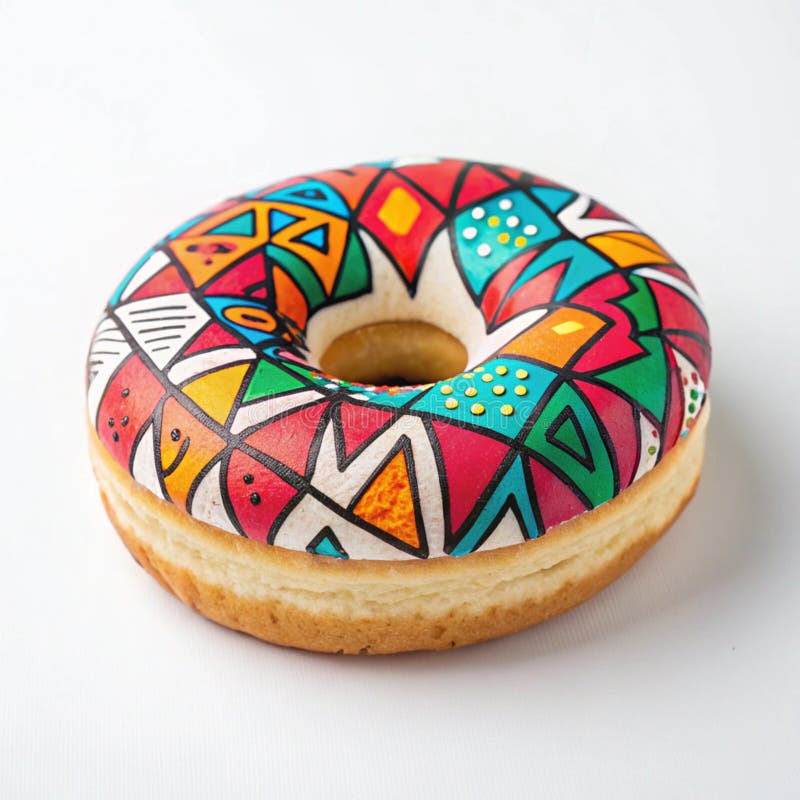 PSD Abstract Donut Isolated on Transparent Background Stock ...