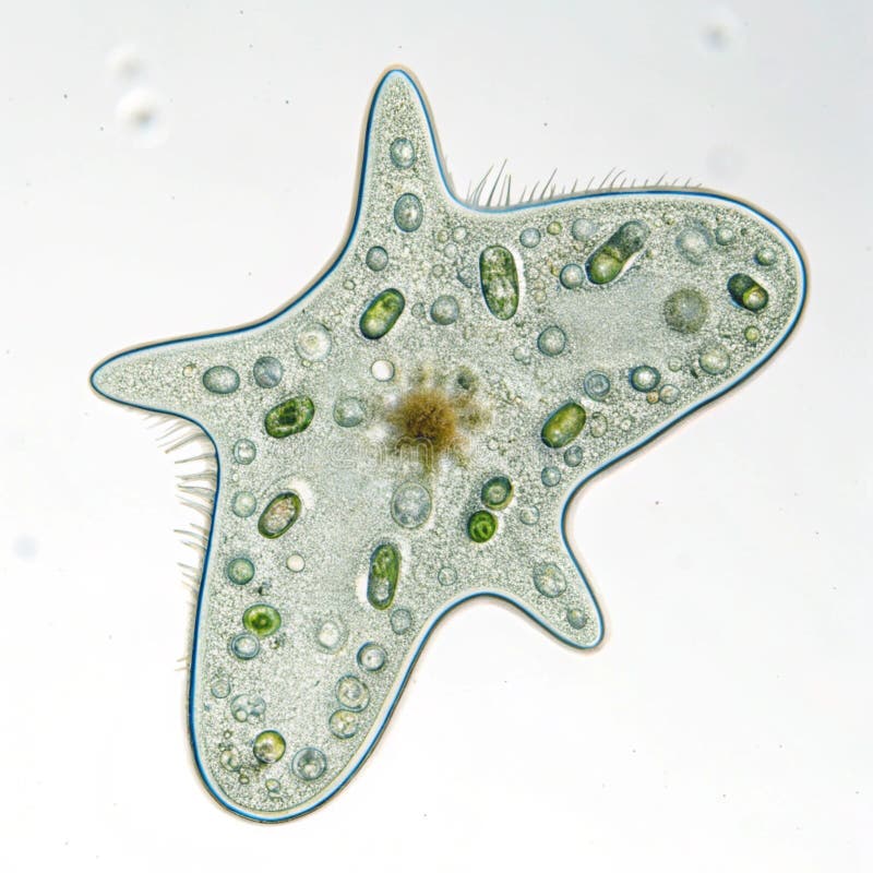 Psd Amoeba Em Fundo Transparente Ilustração Stock - Ilustração de ...