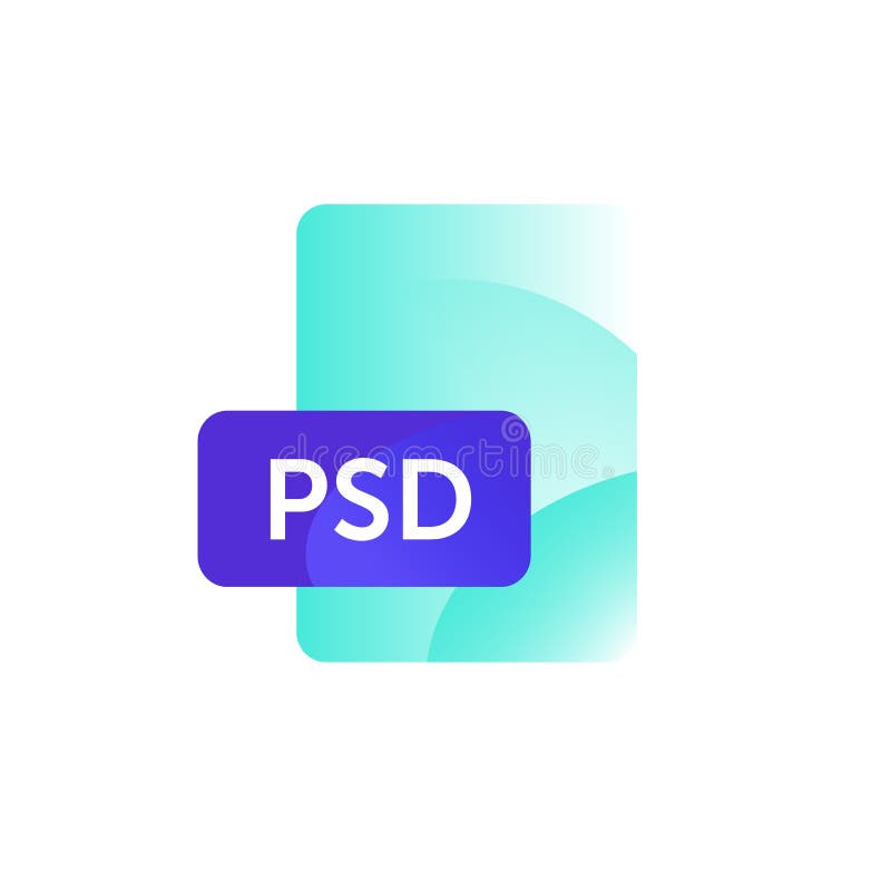 ESP Format Icon. Vector. Gradient Flat Style. Bright, Fashionable ...