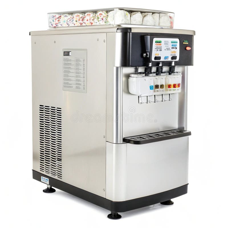 PSD Ice Cream Machine on Transparent Background Stock Illustration ...
