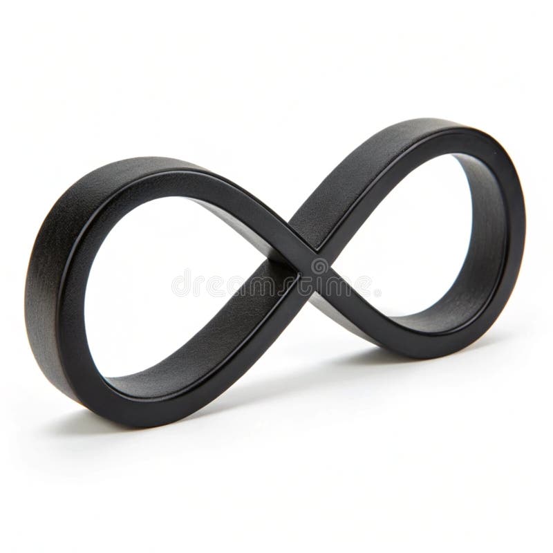 PSD Infinity Shape Isolated on Transparent Background Stock ...