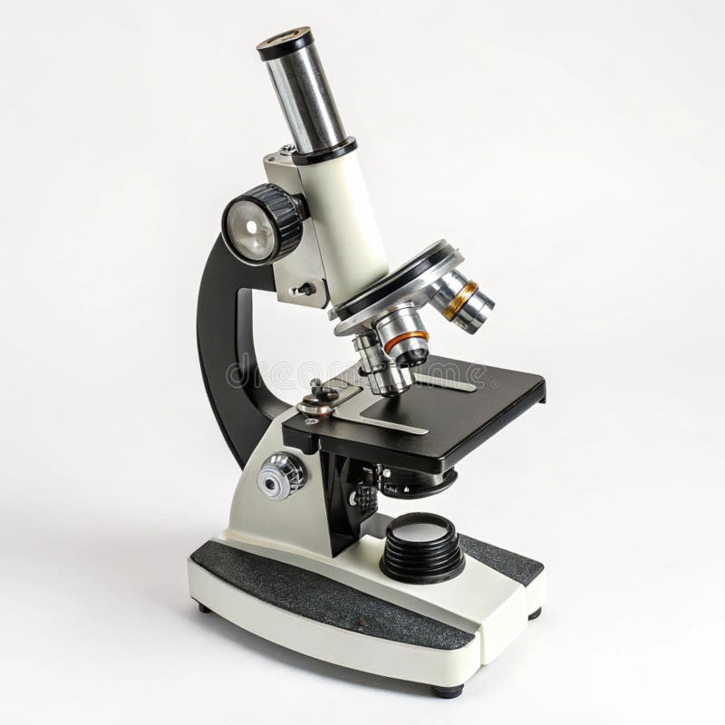 PSD Microscope Isolated on Transparent Background Stock Illustration ...