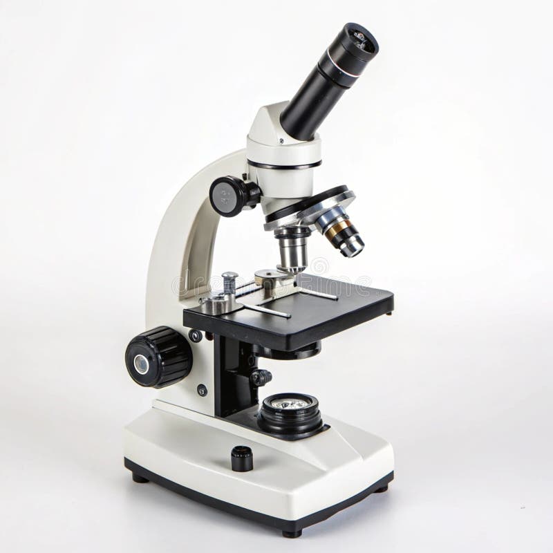 PSD Microscope Isolated on Transparent Background Stock Illustration ...