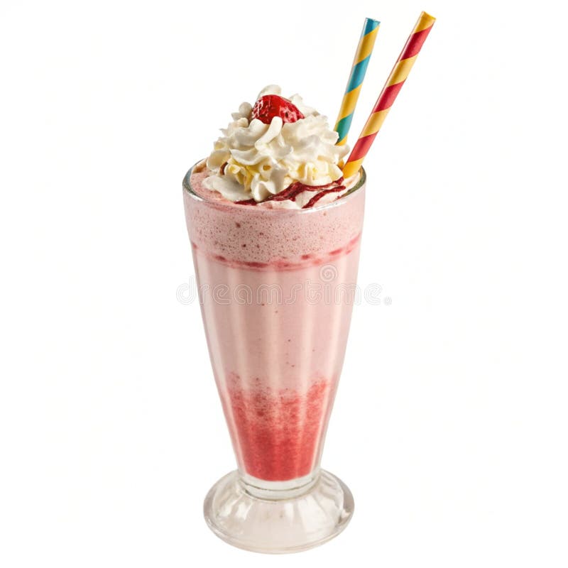 PSD Milkshake on Transparent Background Stock Illustration ...