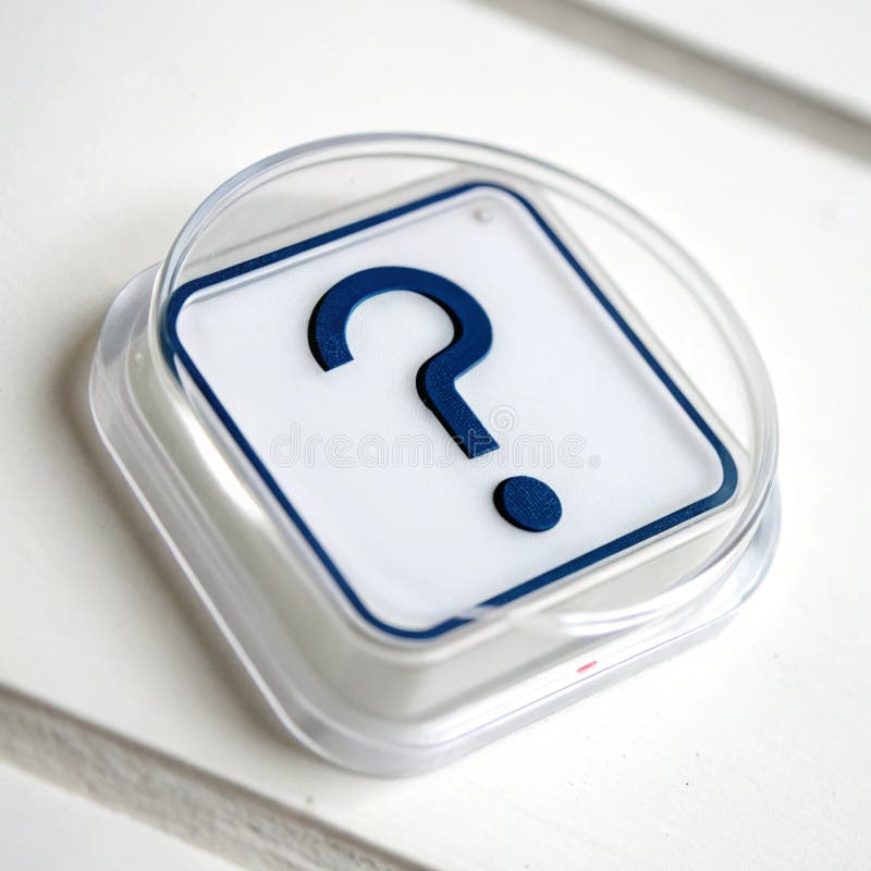 PSD Unknown Notification Isolated on Transparent Background Stock ...