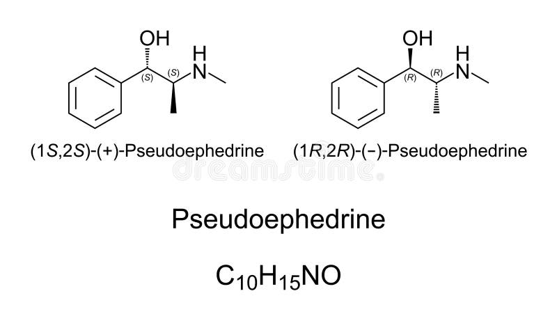Pseudoephedrine Molecule