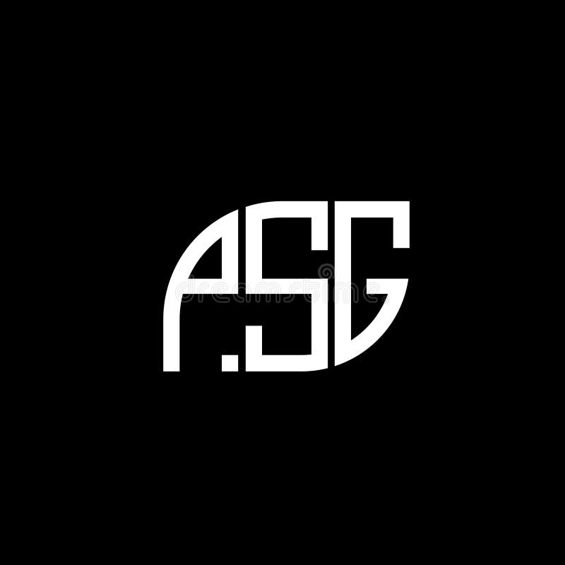 PSG Letter Logo Design on Black Background.PSG Creative Initials Letter ...
