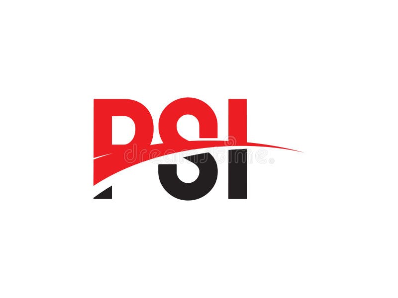 PSI Letter Initial Logo Design Vector Illustration Stock Vector ...