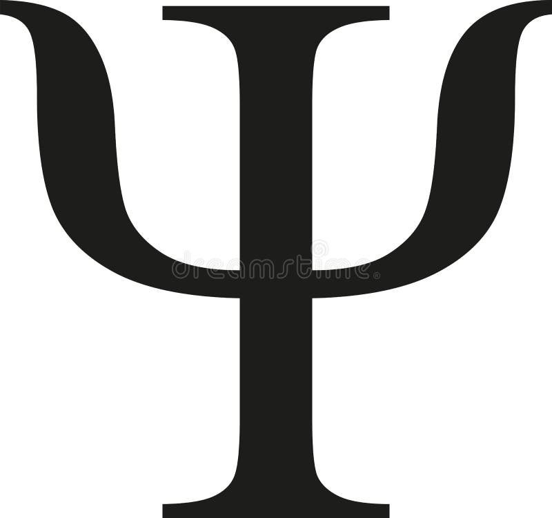 Psi sign vector stock vector. Illustration of alphabet - 107167774
