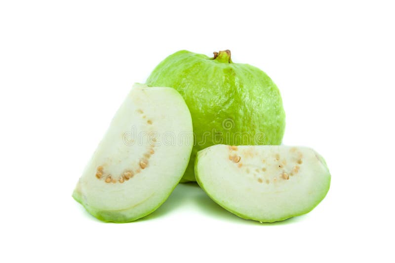 Psidium Guajava Linn Bright Green Guava Stock Photos - Free & Royalty ...
