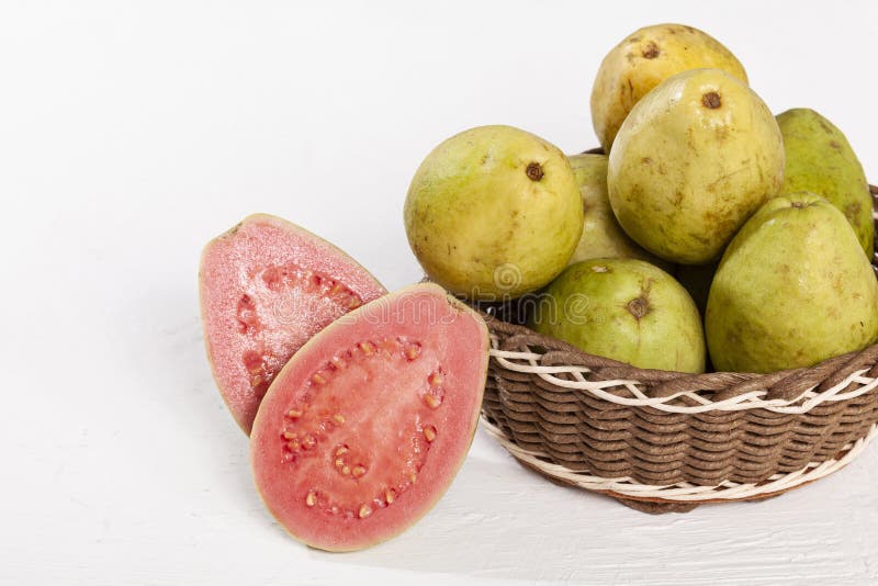 Psidium - Guava Edible Fruit Native To America Stock Photo - Image of ...