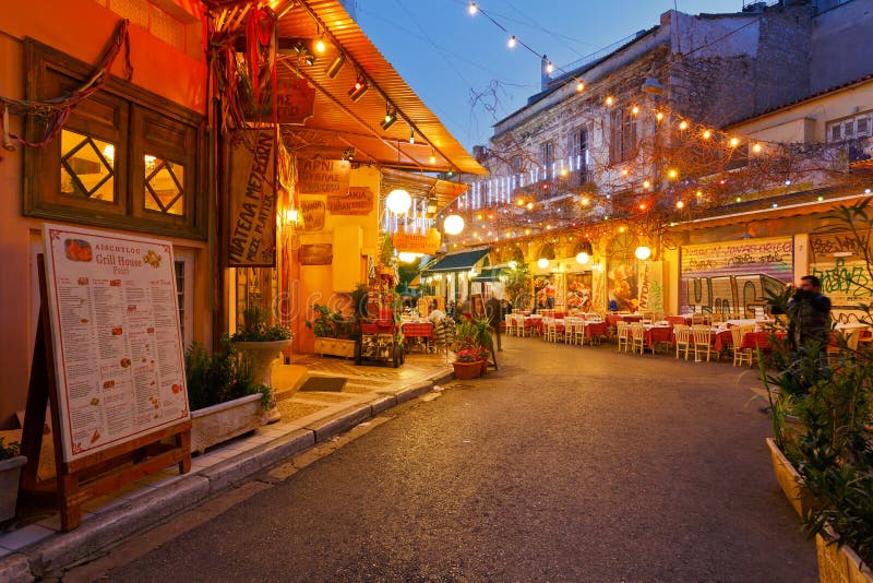 Psirri, Athènes image éditorial. Image du capitale, urbain - 67462185