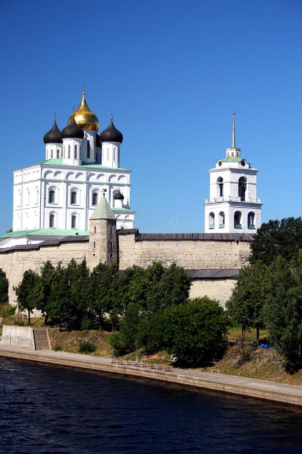 The Pskov Kremlin. Russia stock photo. Image of district - 9819924