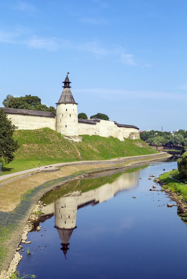Pskov Kremlin stock image. Image of fortress, landmark - 44383125