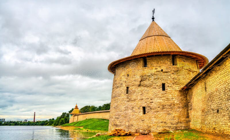 Pskov Krom, a Kremlin in Russia Stock Image - Image of fortress ...
