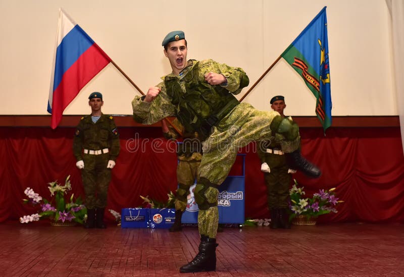 Demonstration Performance of Airborne Fighters Editorial Stock Image ...