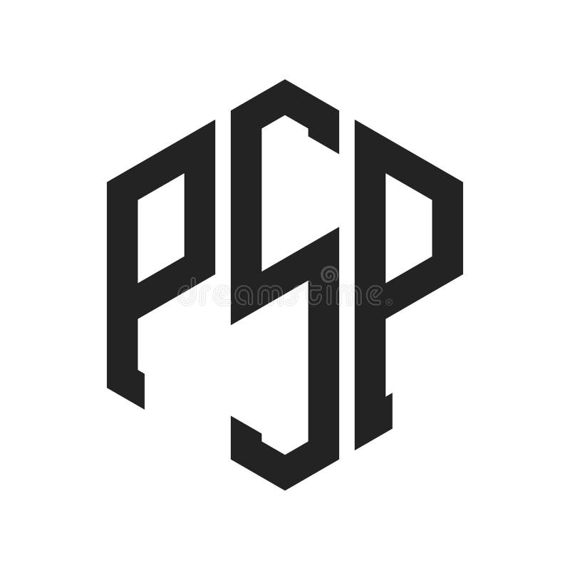 PSP Logo Design. Initial Letter PSP Monogram Logo Using Hexagon Shape ...