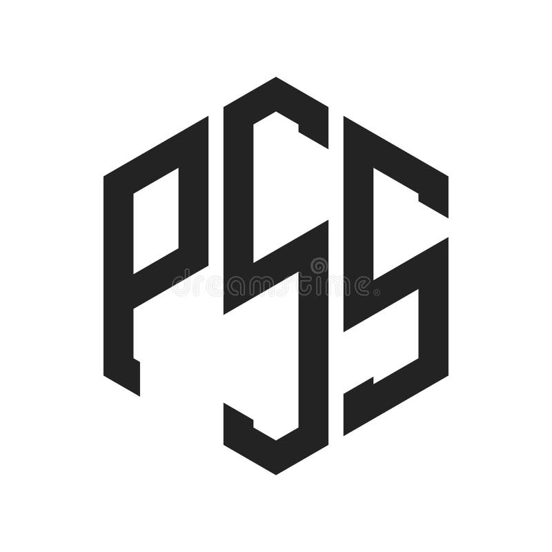 PSS Logo Design. Initial Letter PSS Monogram Logo Using Hexagon Shape ...