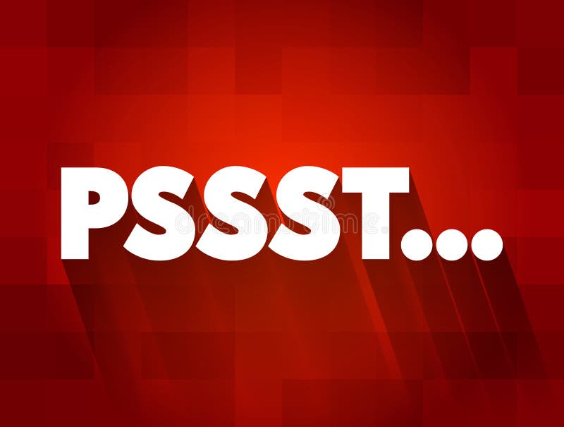 Pssst Stock Illustrations – 184 Pssst Stock Illustrations, Vectors ...