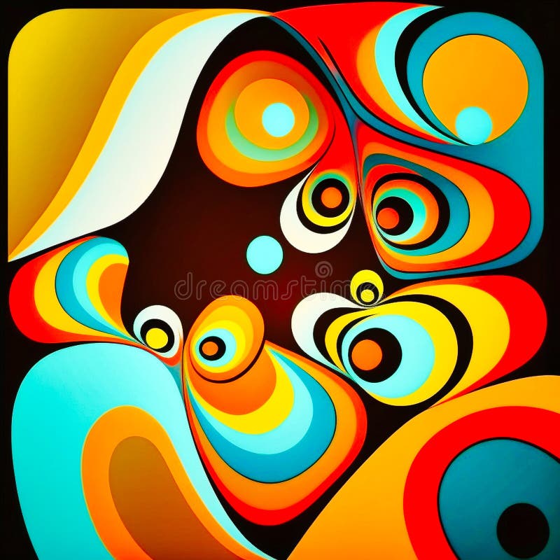 Psychedelic Abstract Background Cover Banner, Generative AI Stock ... Psychedelic Abstract Background Cover Banner, Generative AI Stock ...