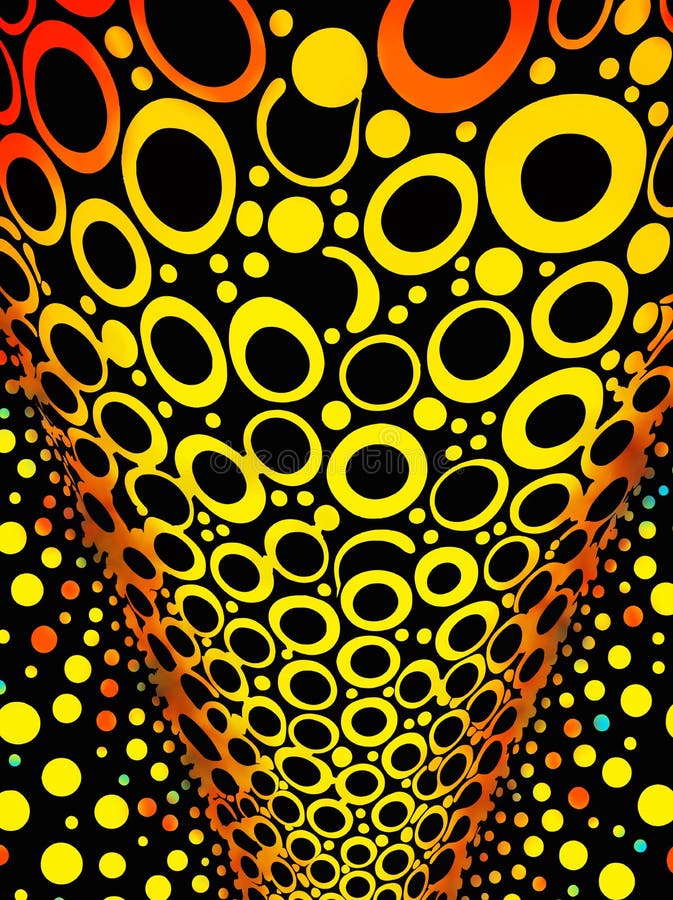 Psychedelic, Abstract Image with Distorting Circles and Ellipses Stock ... Psychedelic, Abstract Image with Distorting Circles and Ellipses Stock ...