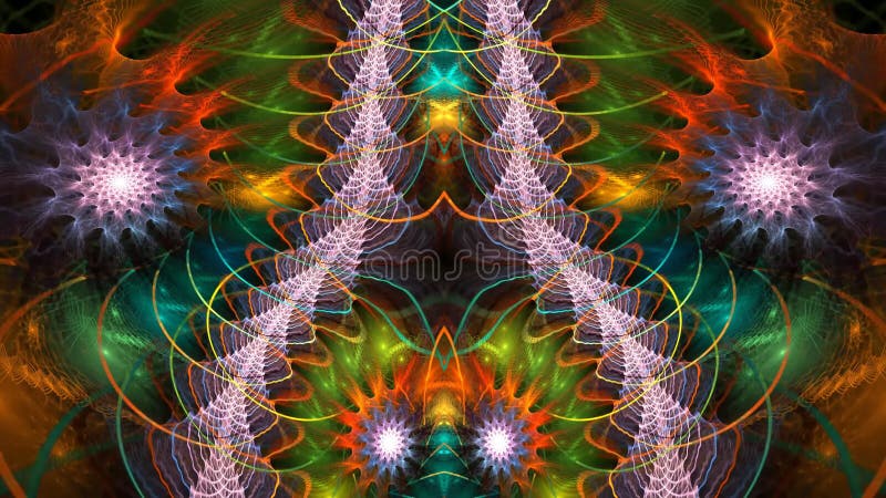 Psychedelic Abstraction for Hypnosis. Visual Illusions, Moving Waves ...