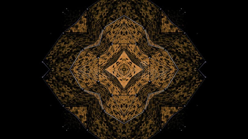 Psychedelic Animation with Hypnotic Pattern of Squares. Design Stock ...
