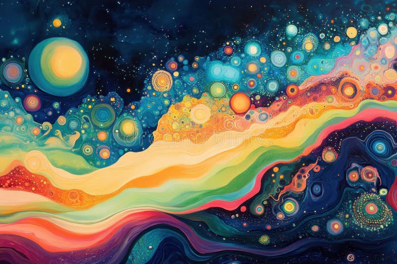 Psychedelic Art, Abstract Design Captures Blend of Imagination and ...