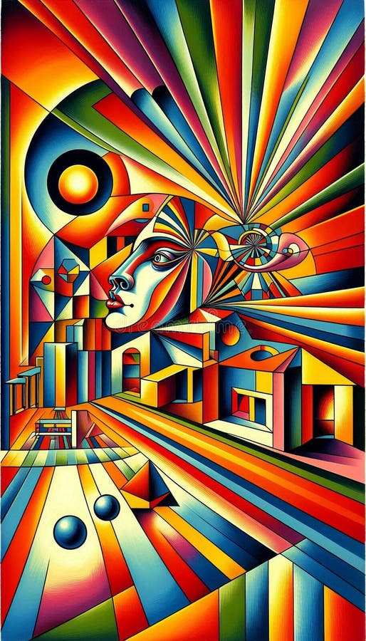 Psychedelic Art Psychedelia Art with Rainbow Original Illustration Art ...