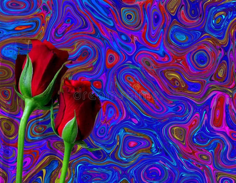 Psychedelic Art, Purple, Art, Modern Art Picture. Image: 112121417