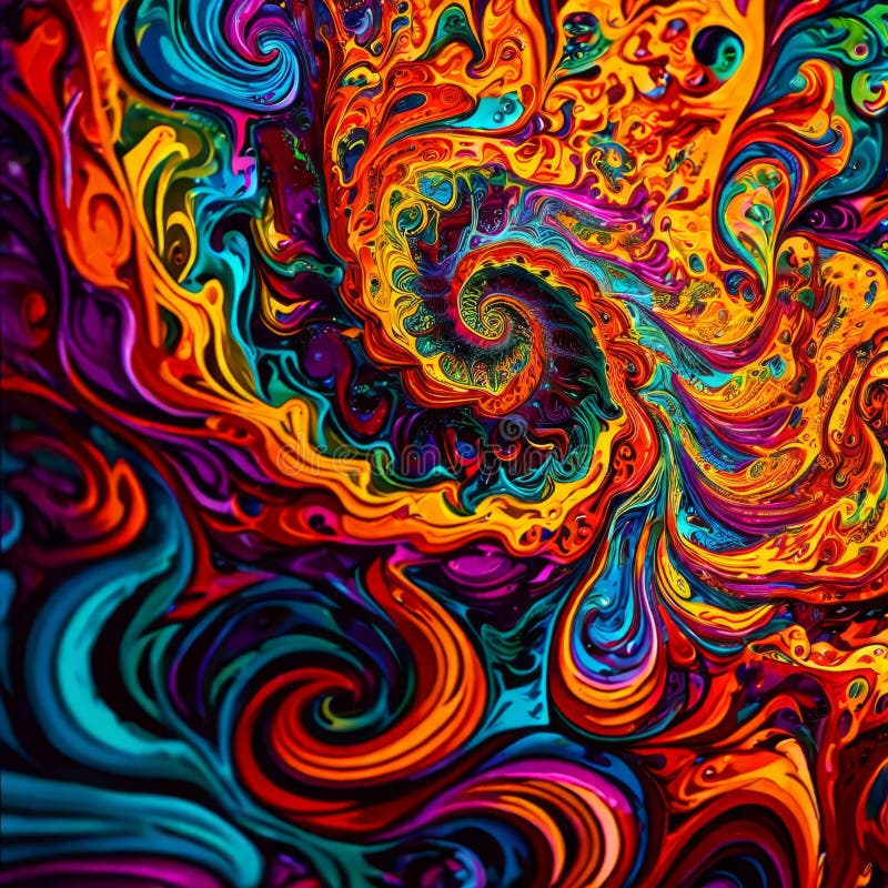 2 48 Psychedelic Art Vibrant Psychedelic Artwork Featuring Bold Colors ...