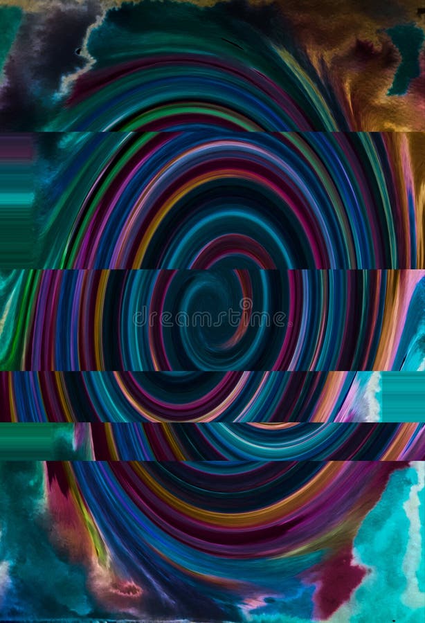 Psychedelic Artwork Trippy Art Modern Rainbow Light Pride Stock ...