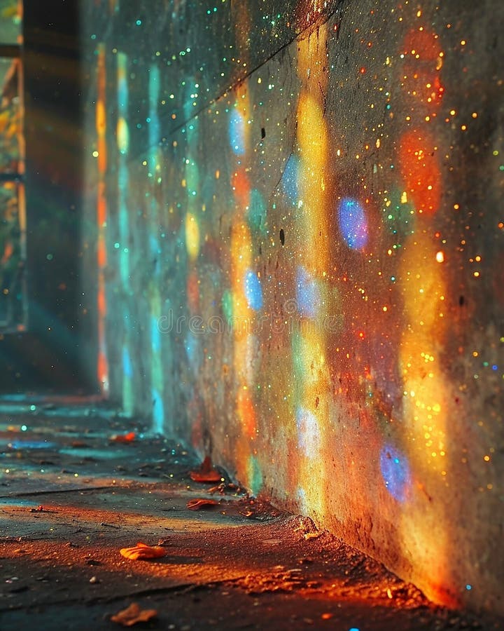 Psychedelic Background with a Textured Wall Stock Image - Image of ...