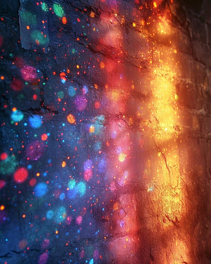 Psychedelic Background with a Textured Wall Stock Illustration ...