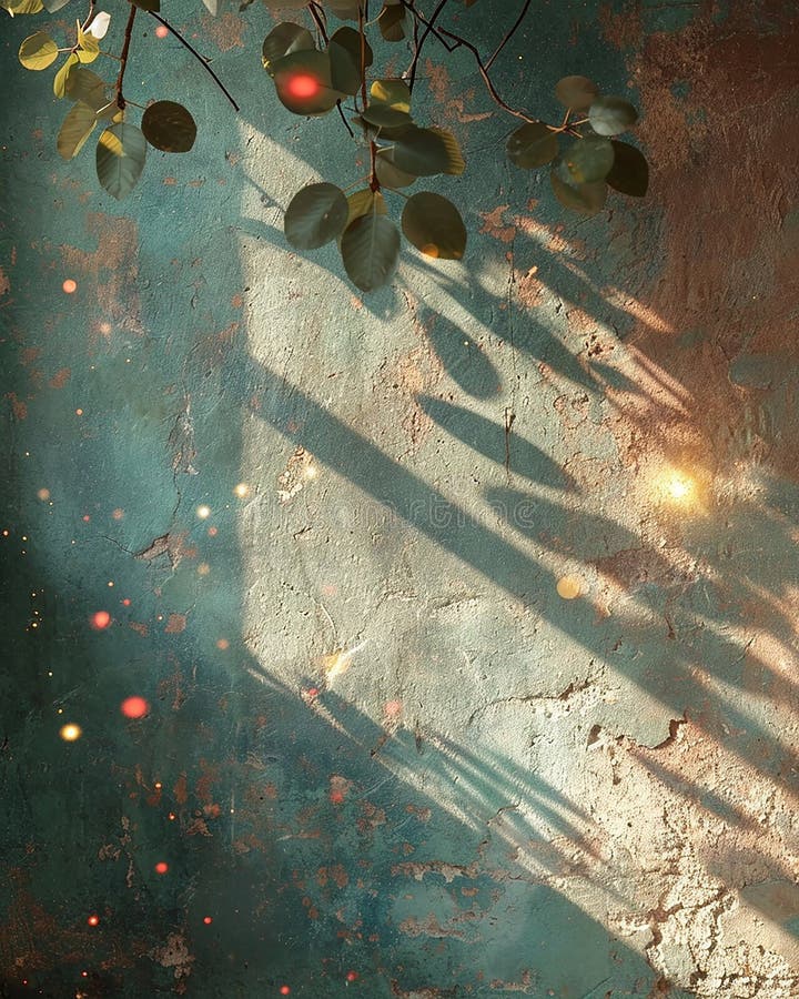 Psychedelic Background with a Textured Wall Stock Illustration ...