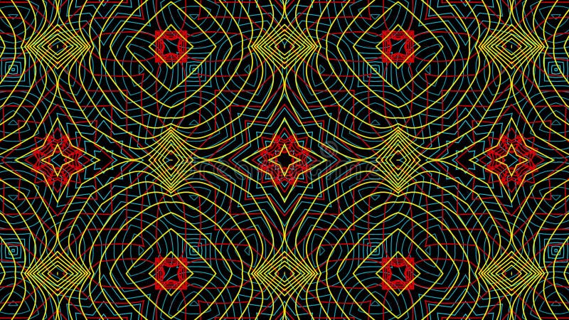 Psychedelic Background. Trippy Art. Trance Animation Loop. Colorful ...