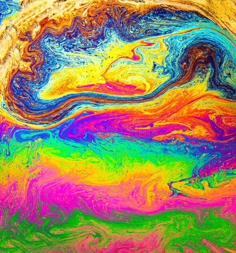 Psychedelic Background. Universe of Flowers. Concept Art Design ...