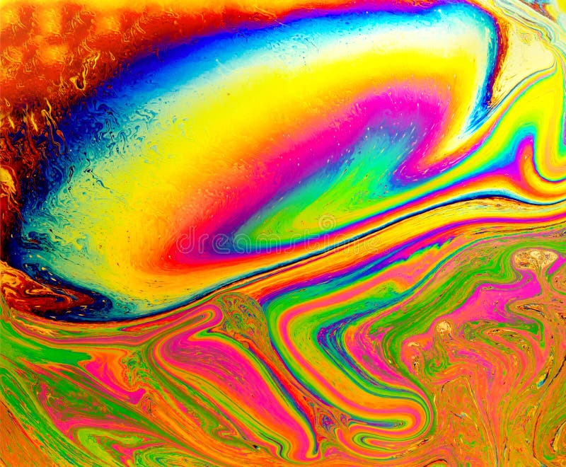 Psychedelic Background. Universe of Flowers. Concept Art Design ...