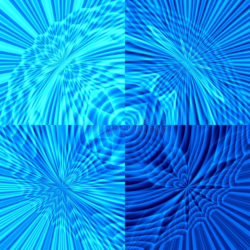 Psychedelic Blue Background Stock Illustration - Illustration of ...