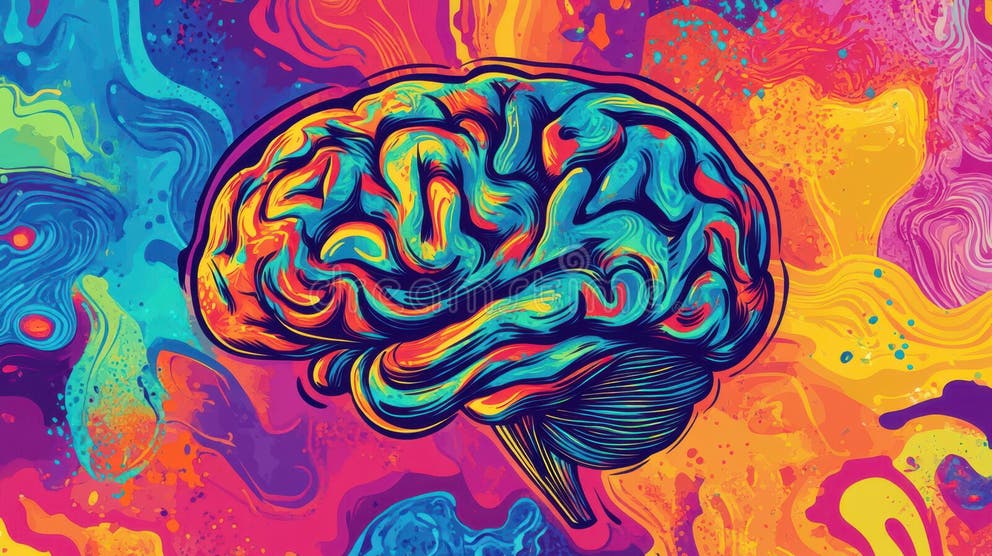 Psychedelic Brain Stock Illustrations – 2,632 Psychedelic Brain Stock ...