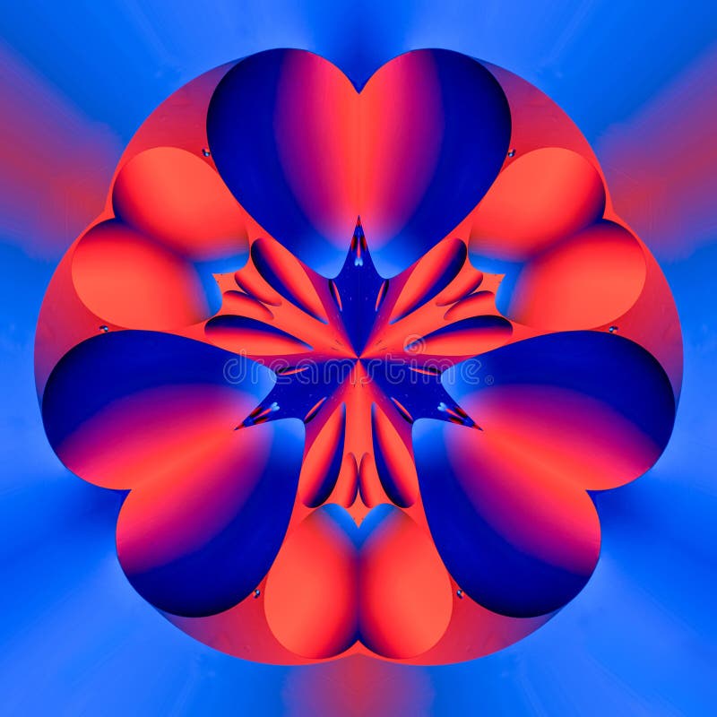 Psychedelic Caleidoscope Mandala Design Elements. Abstract Background ...