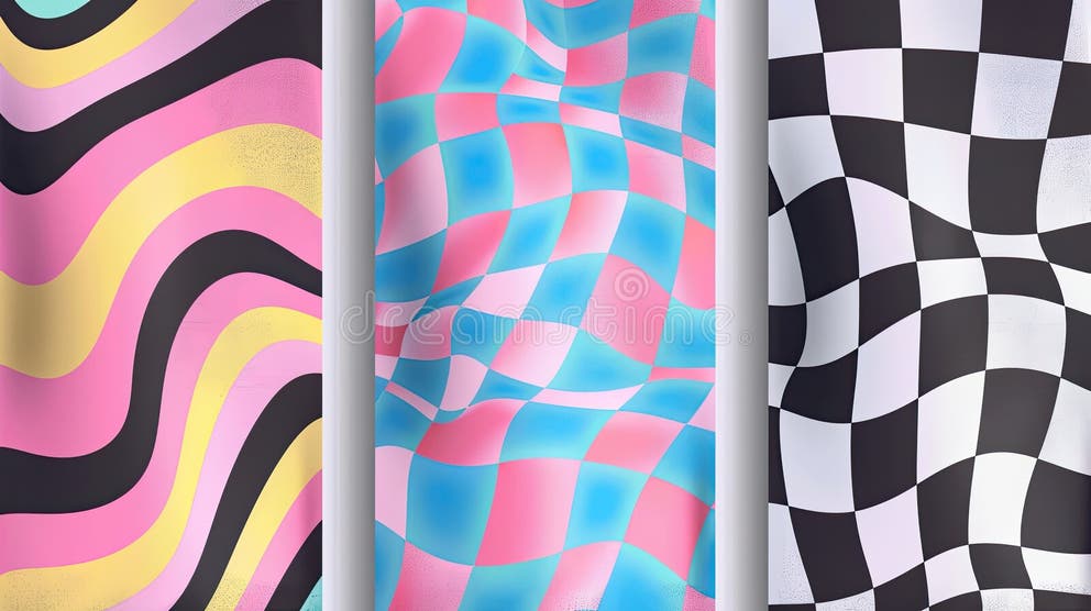 Checkerboard Wavy Pattern Stock Illustrations – 2,665 Checkerboard Wavy ...